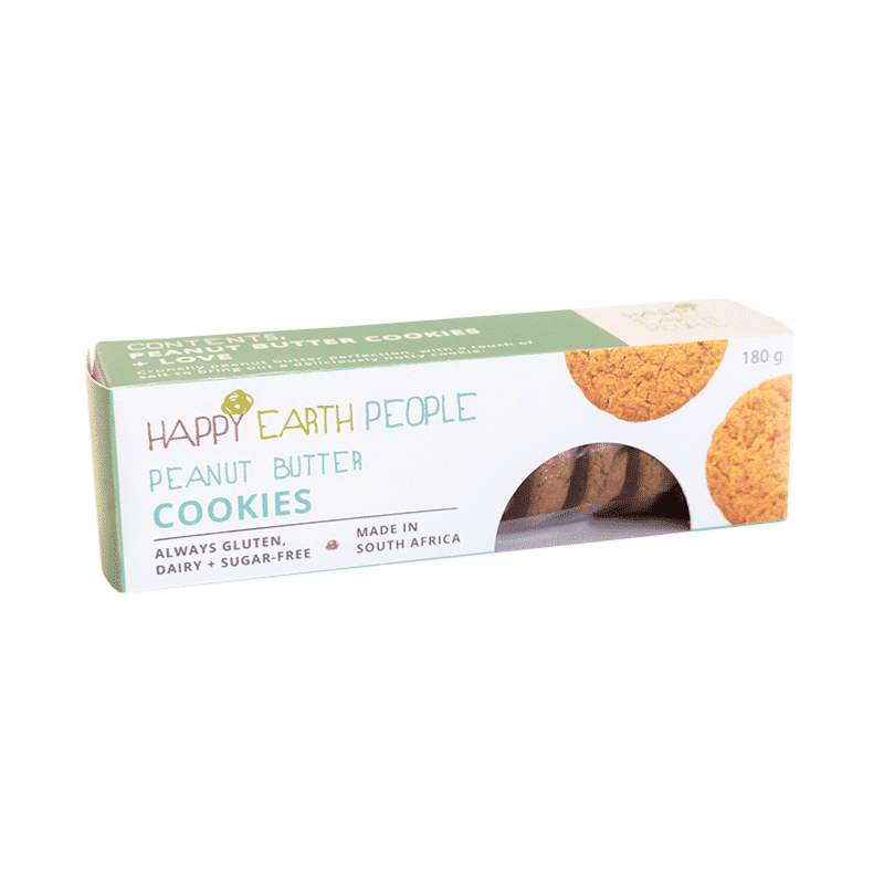Buy Happy Earth People Peanut Butter Cookies 180g Online!