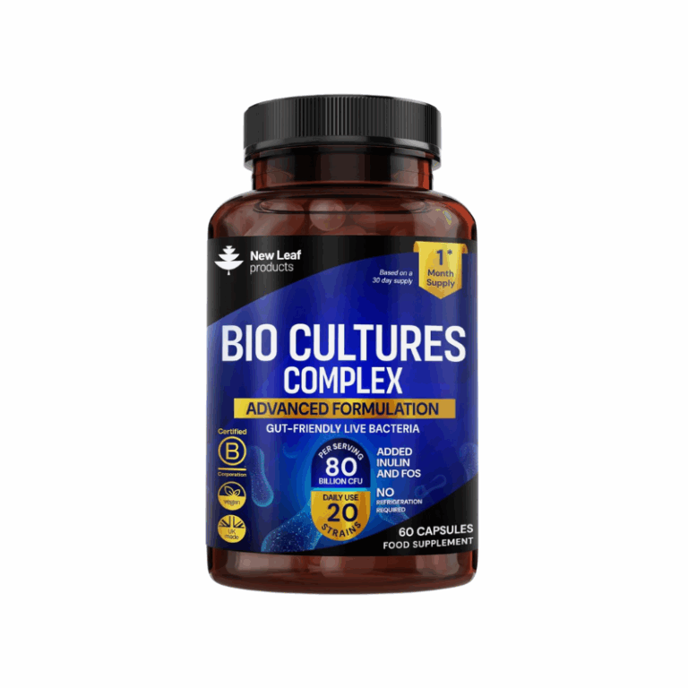 Buy New Leaf Bio Cultures Complex 60 Online | Anadea