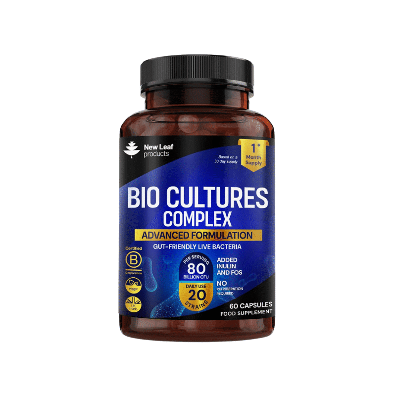 Buy New Leaf Bio Cultures Complex 60* Online | Anadea