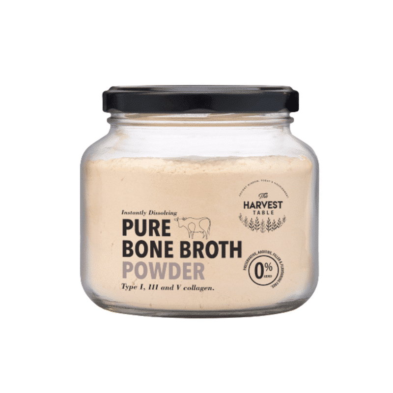 Buy The Harvest Table Pure Beef Bone Broth Powder (Instantly Dissolving ...
