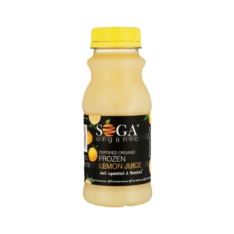 Buy Soga Organic Lemon Juice 250ml Online | Anadea