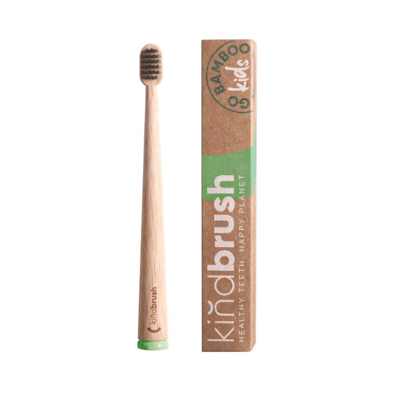 Kindbrush Bamboo Toothbrush Kids Light Green | Buy Online in SA ...
