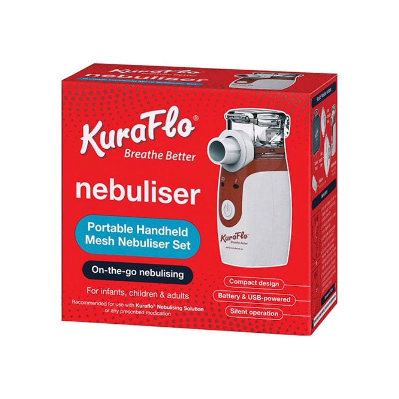 Buy Kuraflo Ultra-Silent Portable Nebuliser Online | Anadea