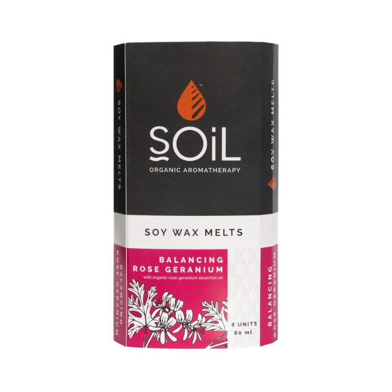 Soil Soy Wax Melts Rose Geranium | Buy Online in SA | Anadea Natural Health