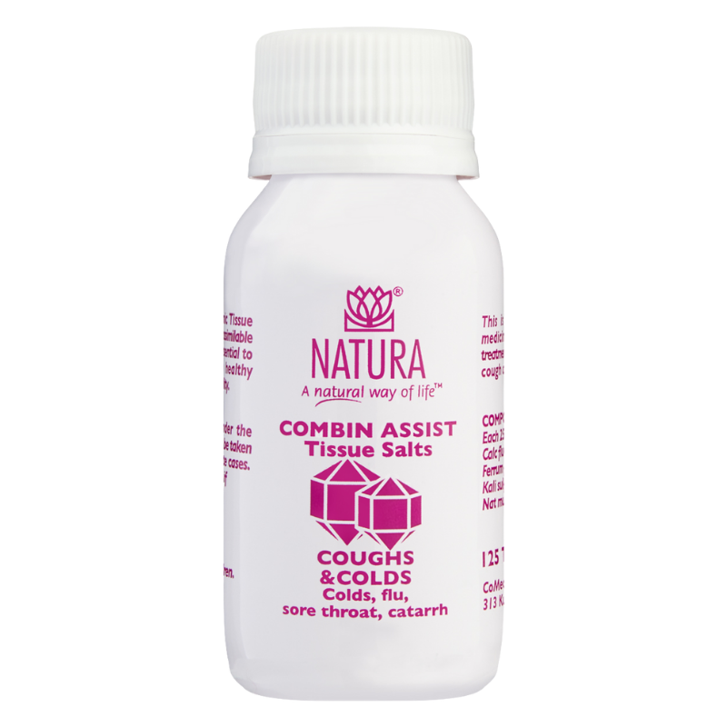 Buy Natura Combin Assist Tissue Salts Coughs & Colds Tablets 125 Online ...